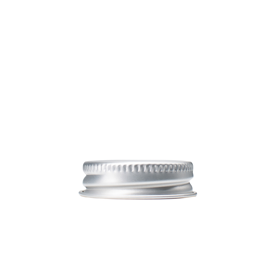 33-400 Silver Aluminum Screw Top Cap | FH Packaging