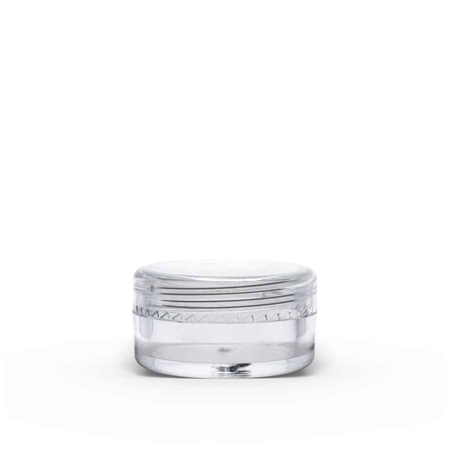10g Clear Polystyrene Plastic Jar With Lid (Set) | FH Packaging